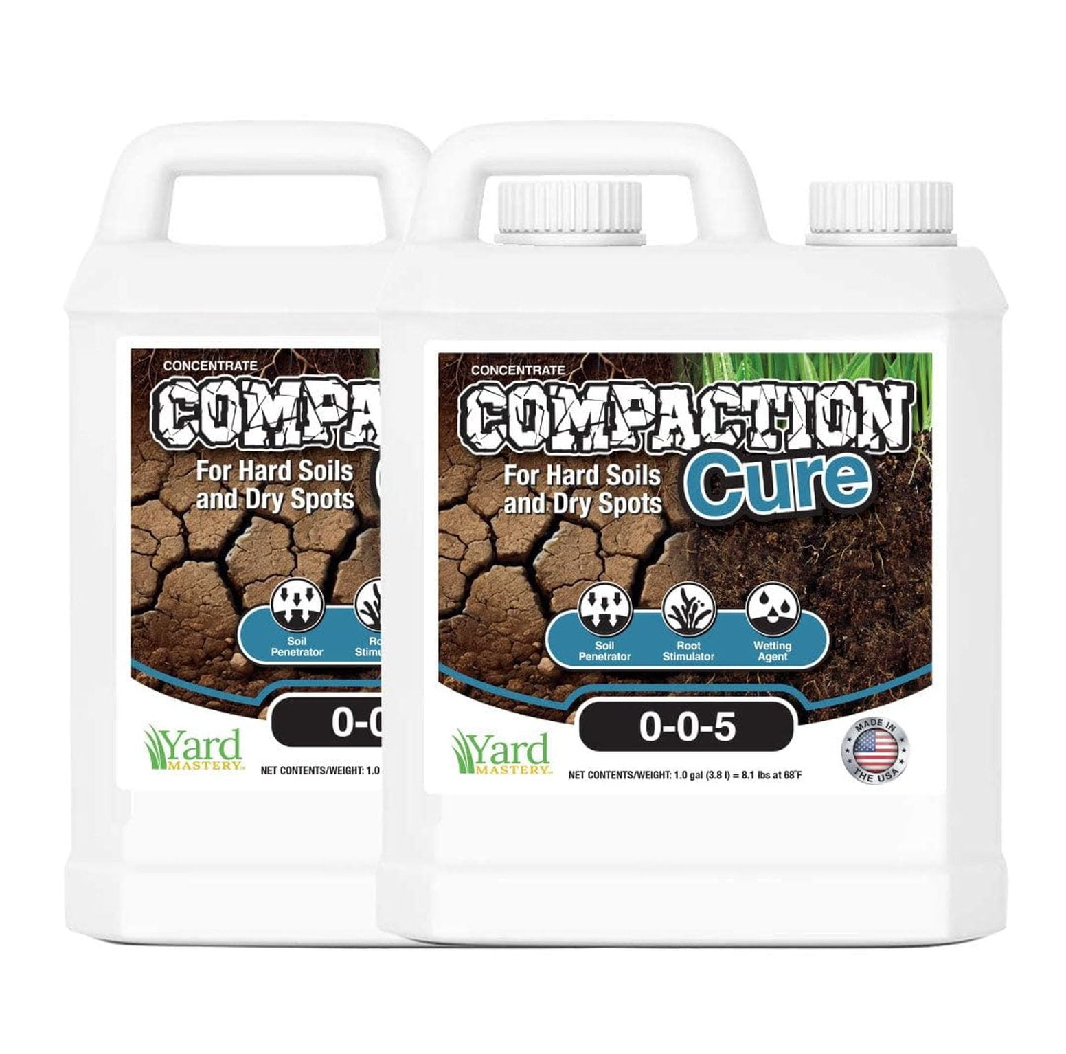 Compaction Cure Liquid Soil Aerator – 2 Gallon (256 oz) – Covers 42,666 ...