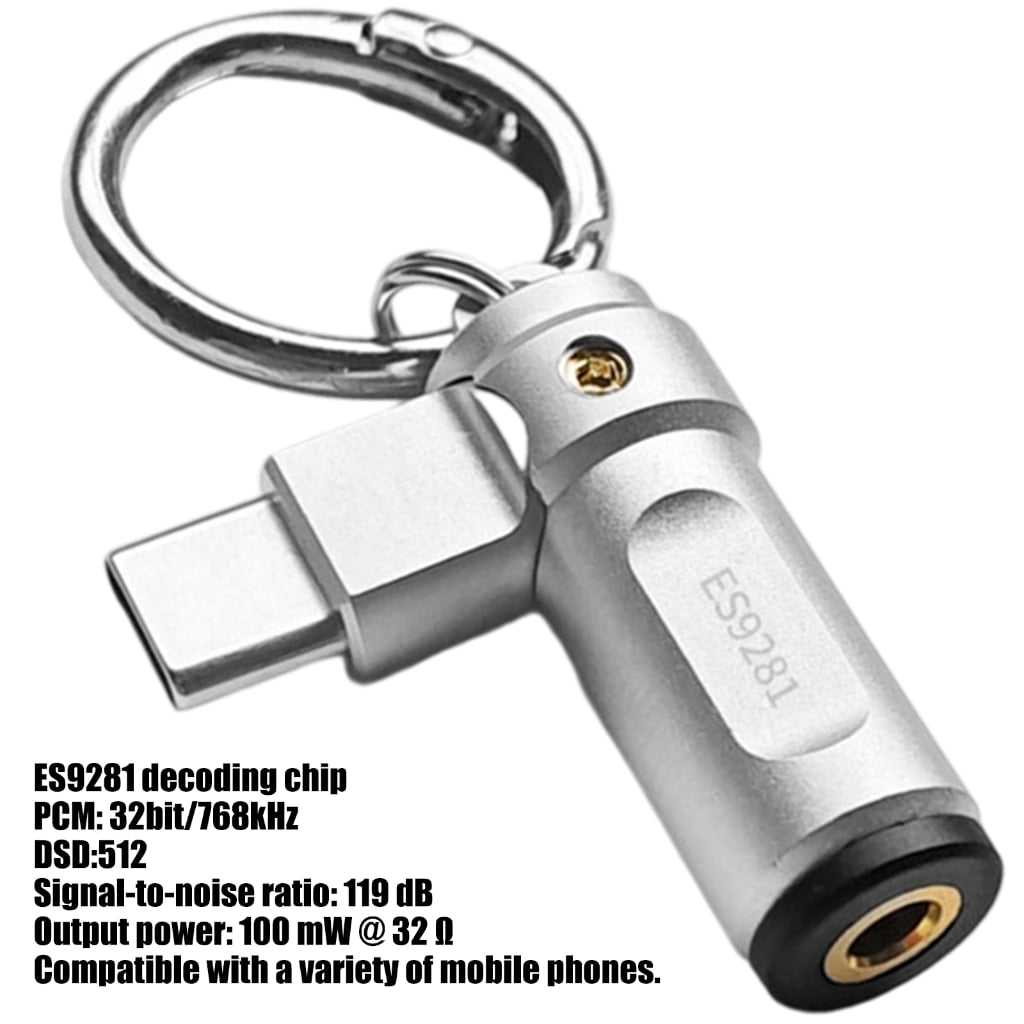 Compactly 3.5mm to USB C Adapter for Smartphones Tablets Laptops ...