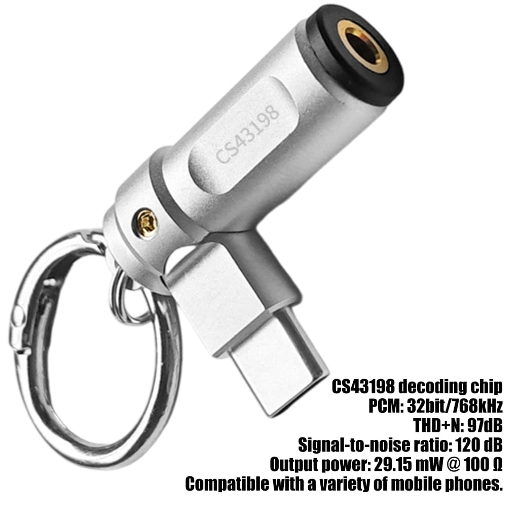 Compactly 3.5mm to USB C Adapter for Smartphones Tablets Laptops ...
