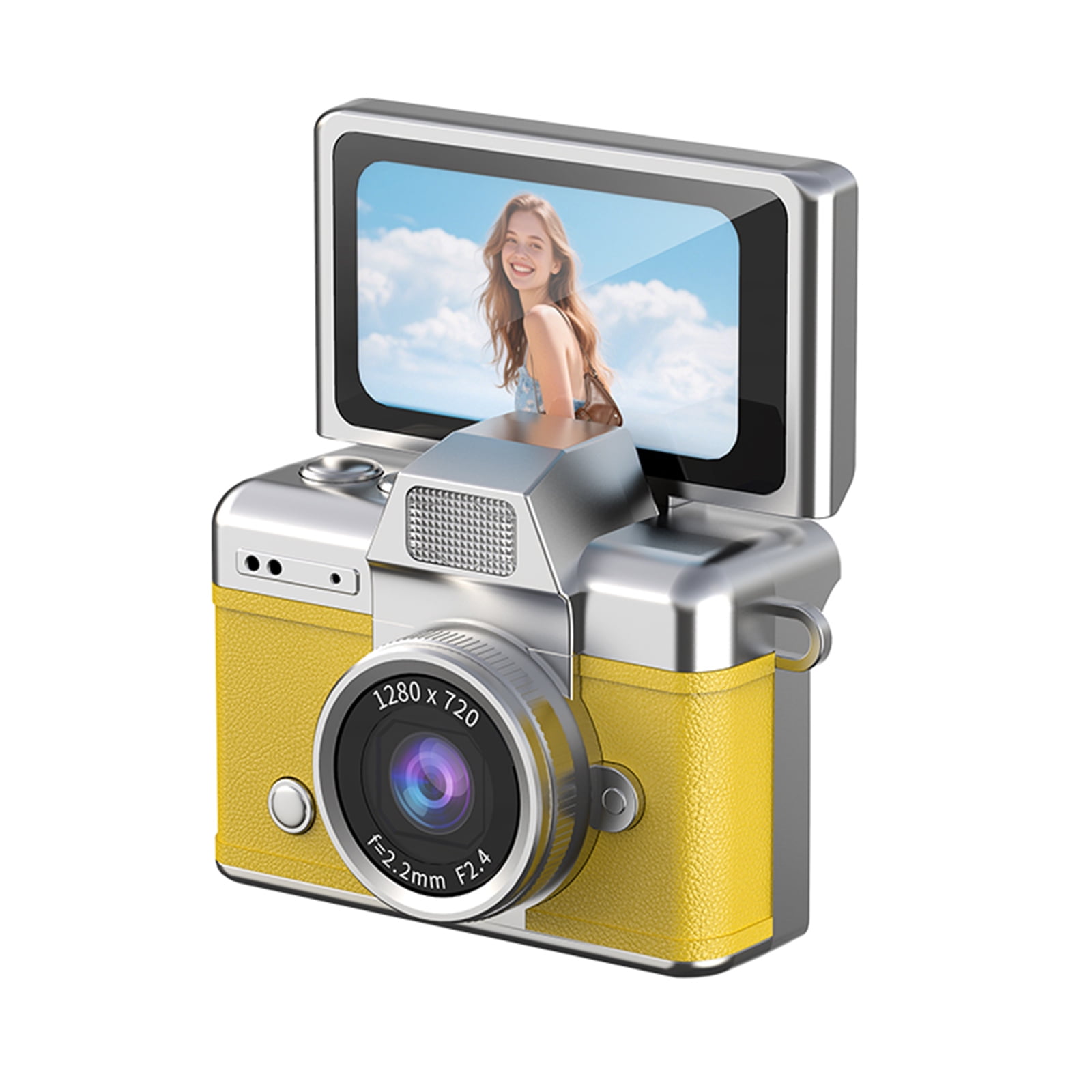 Compactly Keychain Digital Camera with 180° Screen Builts in Art ...
