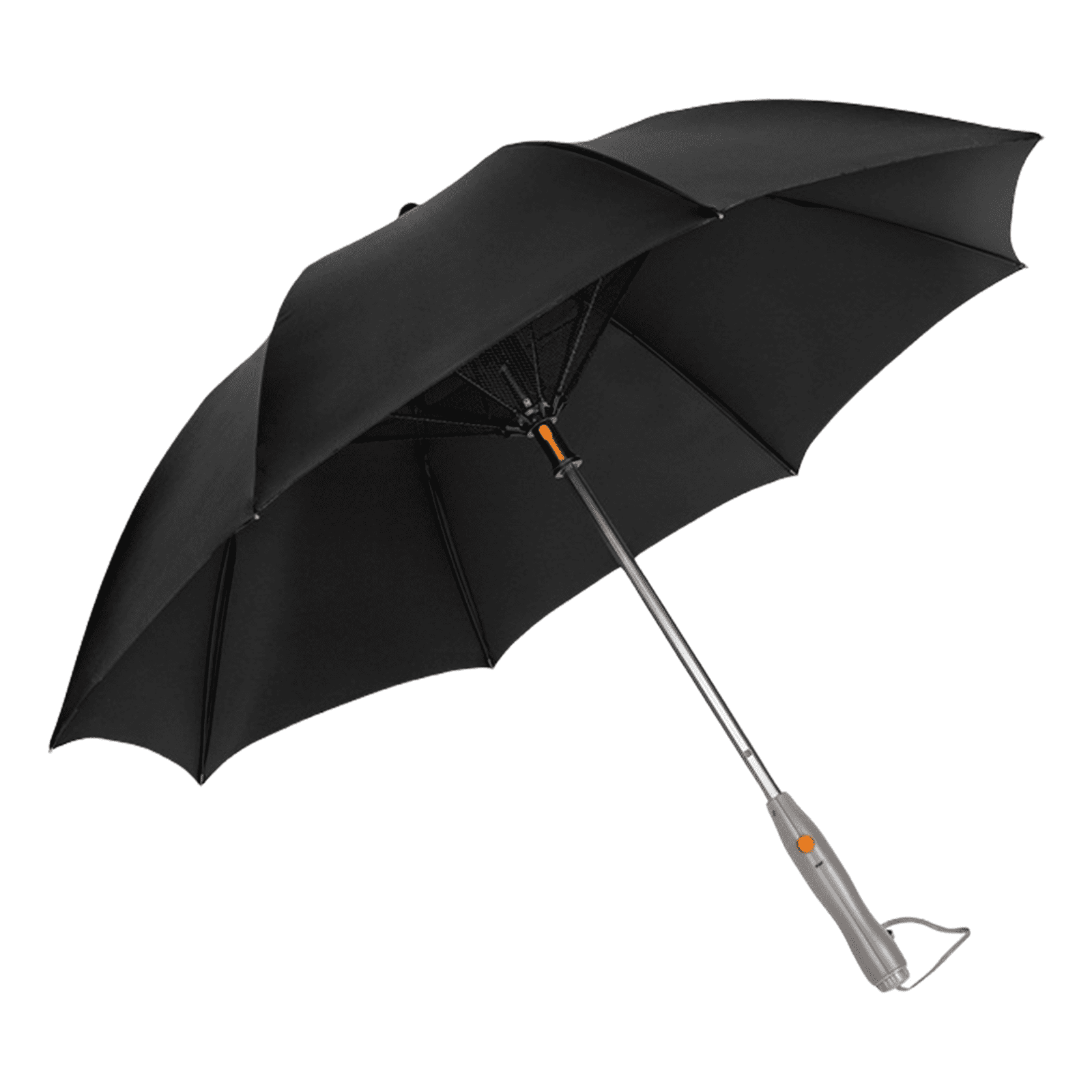 Compactly Light weight Sun and Rain Umbrella with Integrated Fan and ...
