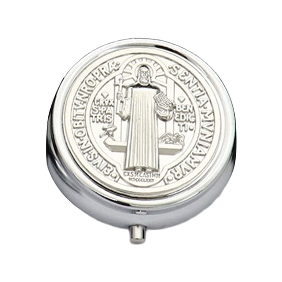 Compactly Metal Prayer Religious Jewelry Case Featurings Builts In ...