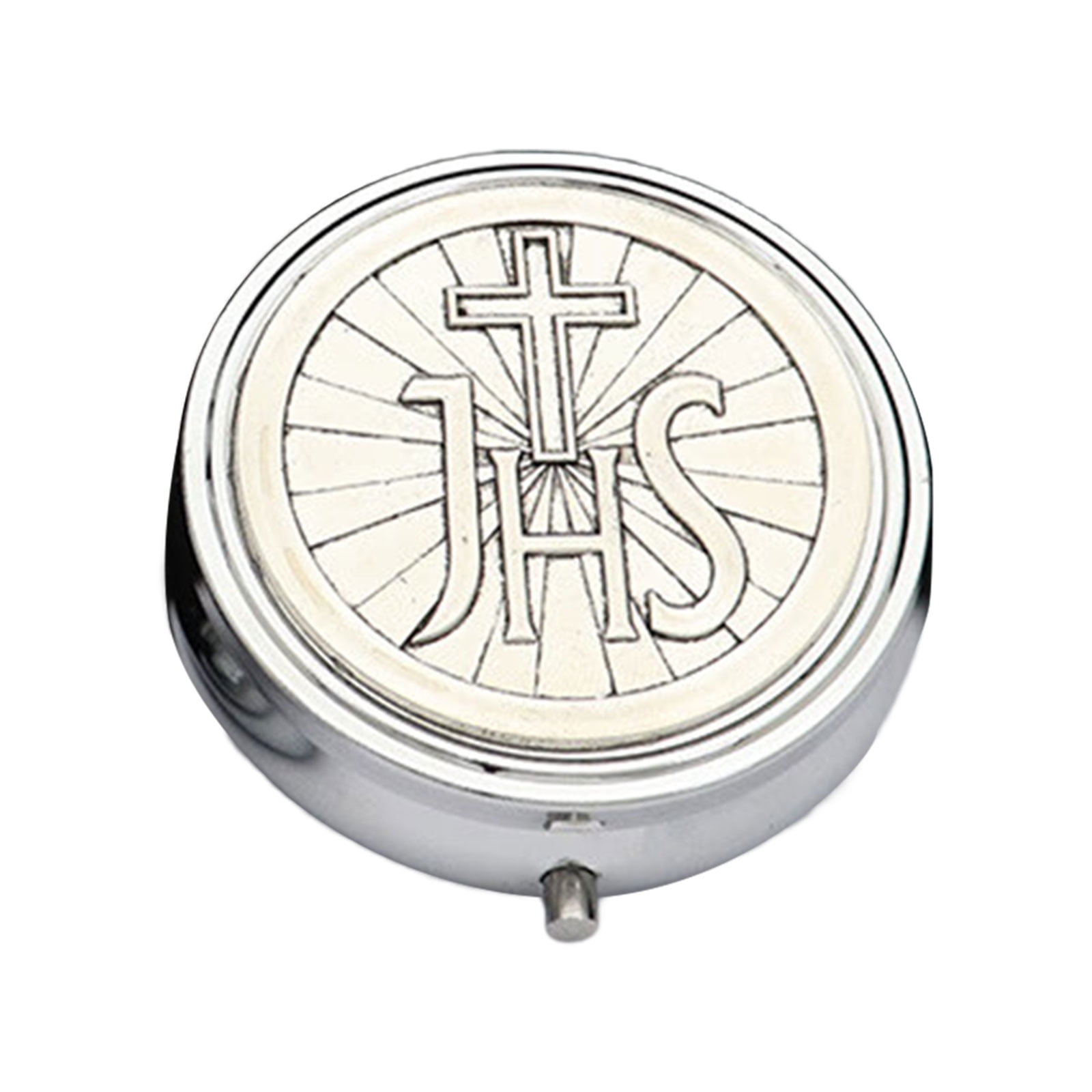 Compactly Metal Prayer Religious Jewelry Case Featurings Builts In ...