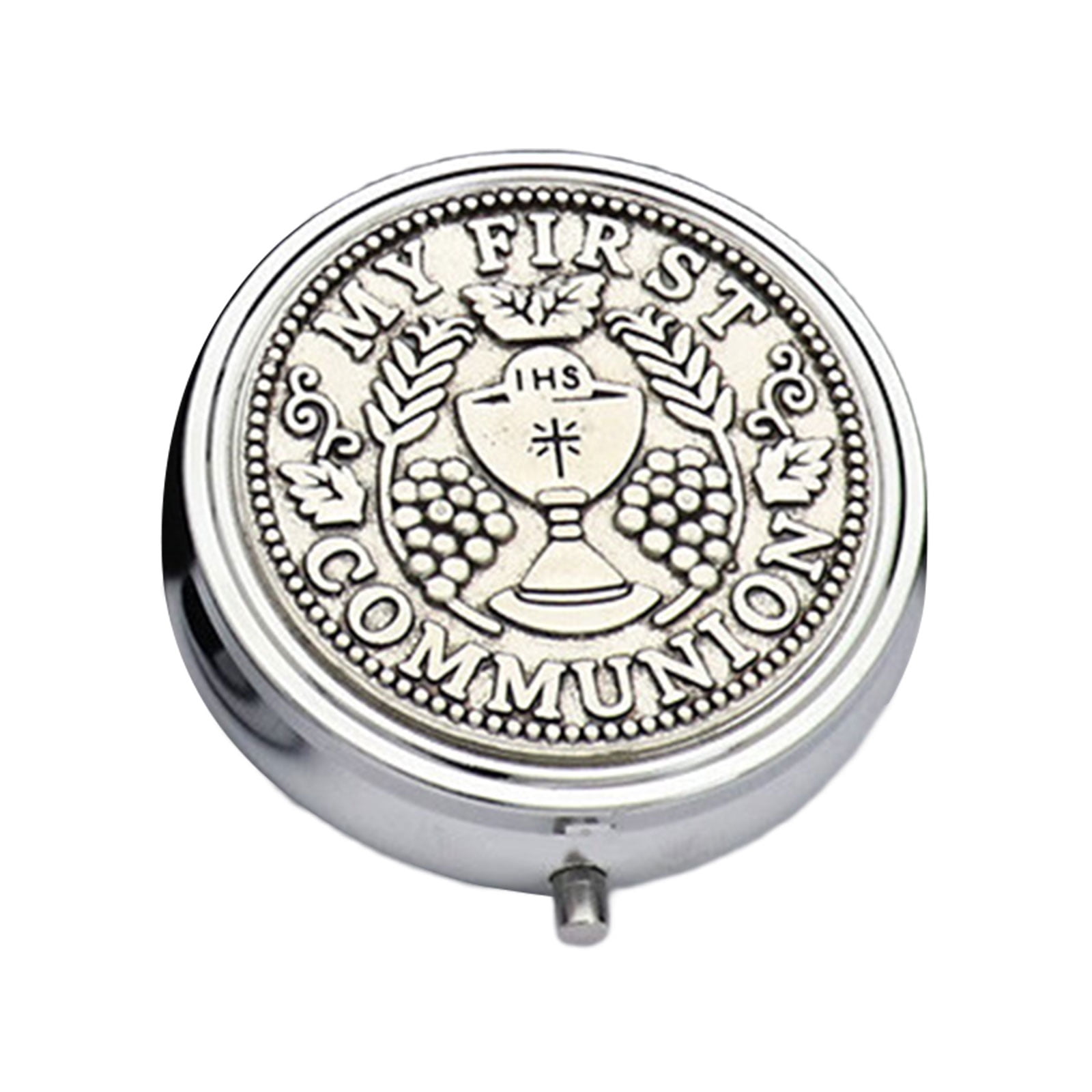 Compactly Metal Prayer Religious Jewelry Case Featurings Builts In ...