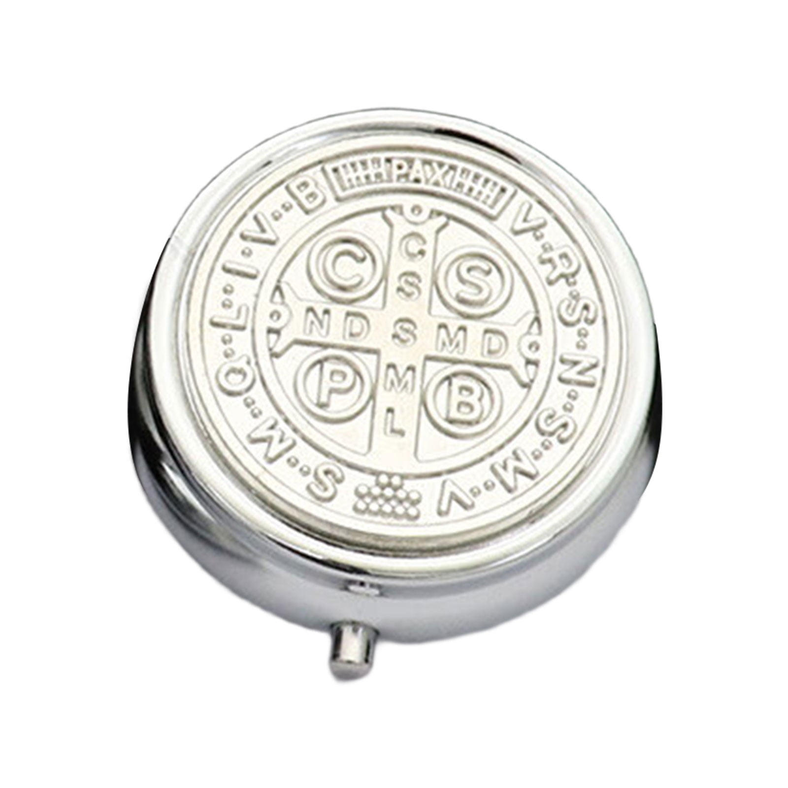 Compactly Metal Prayer Religious Jewelry Case Featurings Builts In ...