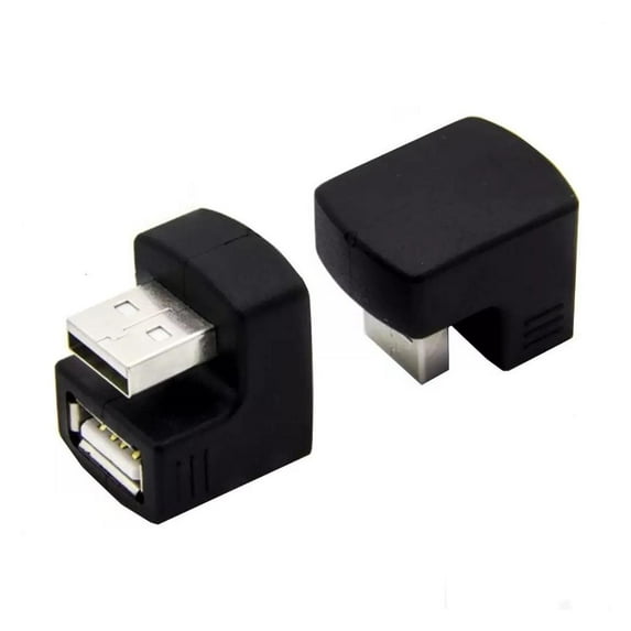 Compactly USB2.0 Male to Female Adapter U Shaped UP Angled Connectors ...