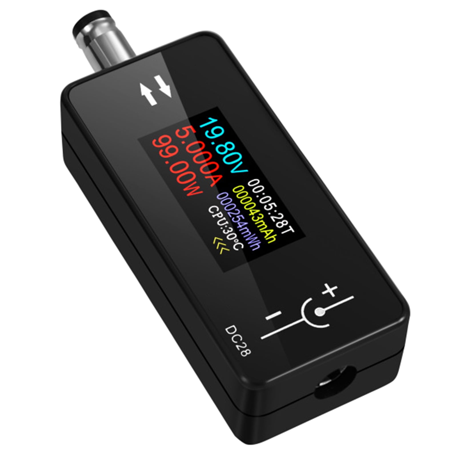 Compactly Volts Amp Meter Voltages Tester For Accurate Battery ...