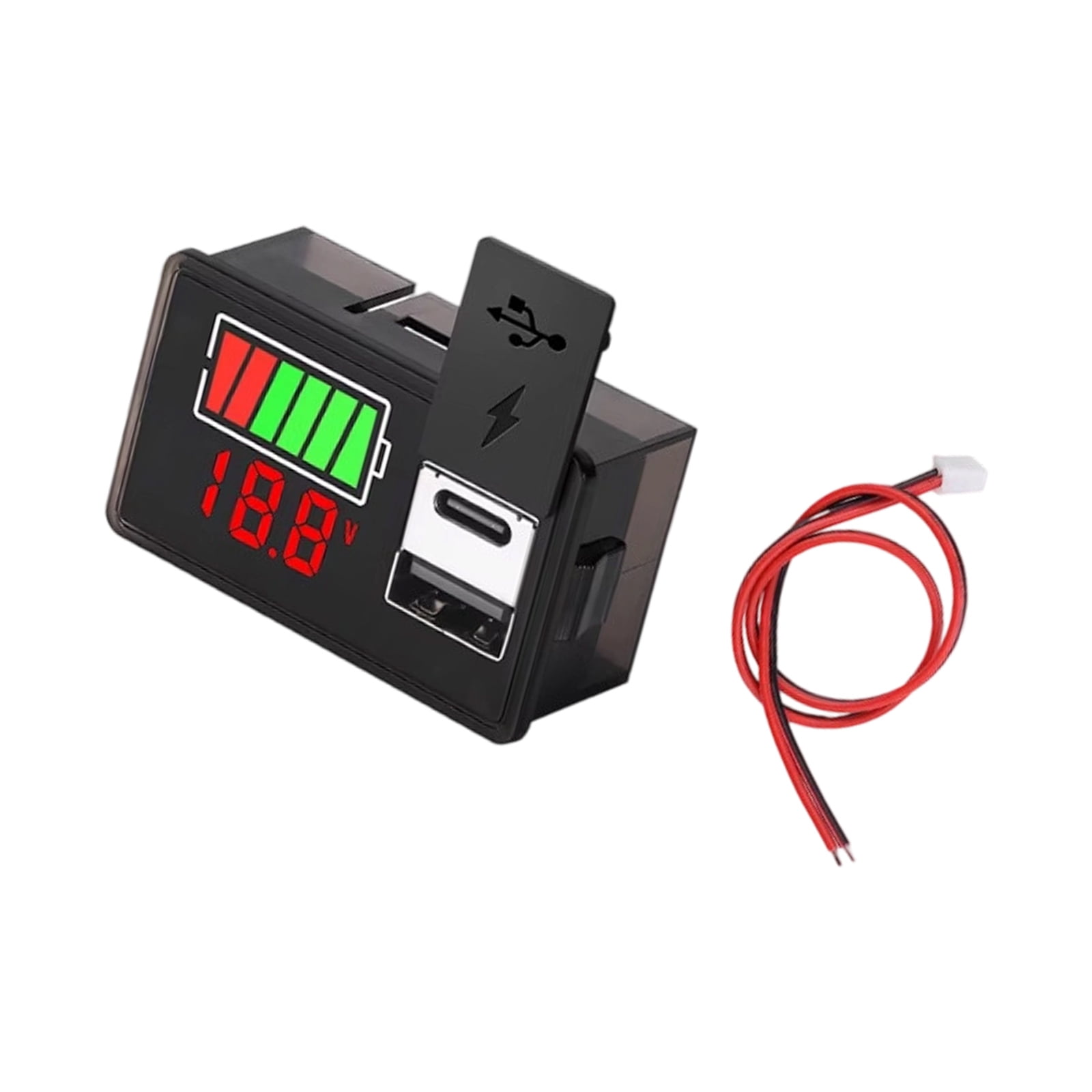 Compactly Waterproof Voltages Tester Monitor With LED Digital Screen ...