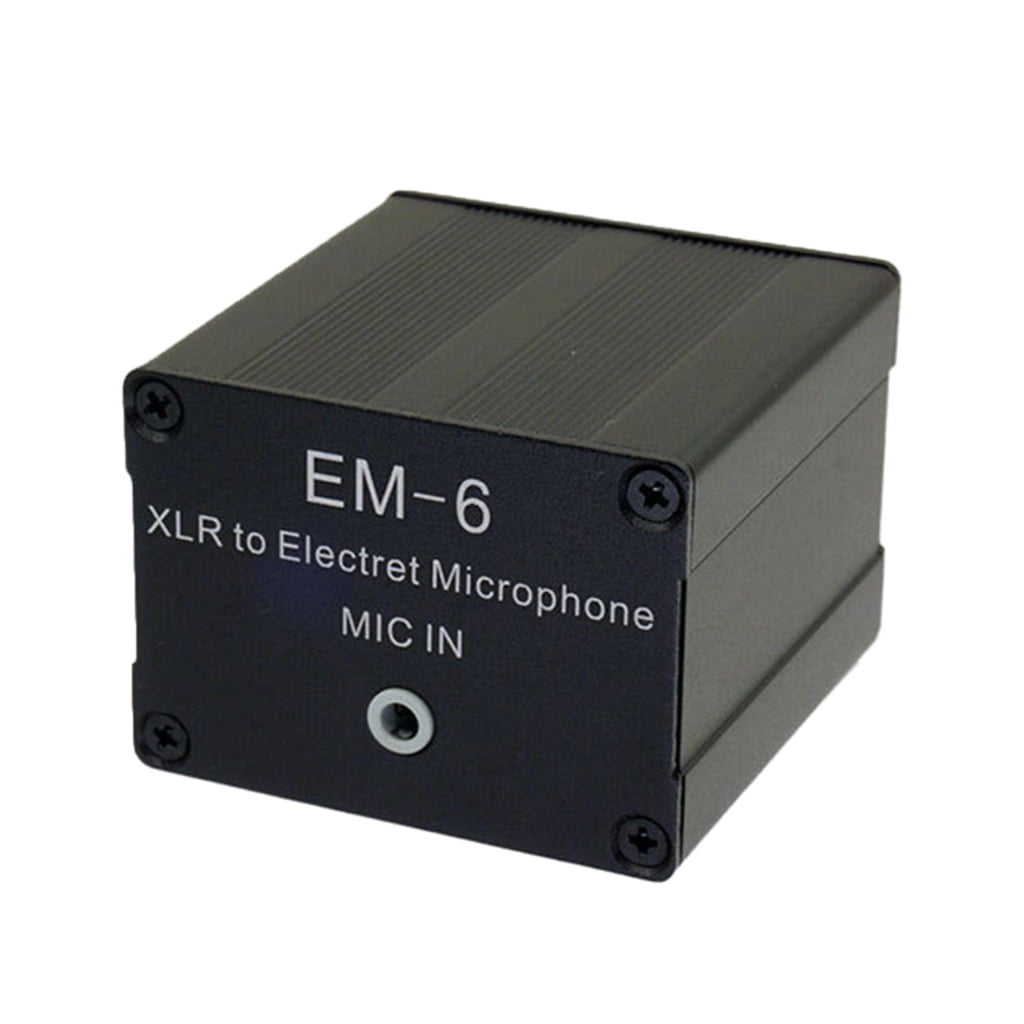 Compactly XLR To 3.5mm Electret Microphones Adapter High Fidelitys ...