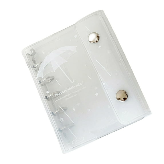 Compacts Clear Rings Binder Cover for Handheld Use Features Flexible ...