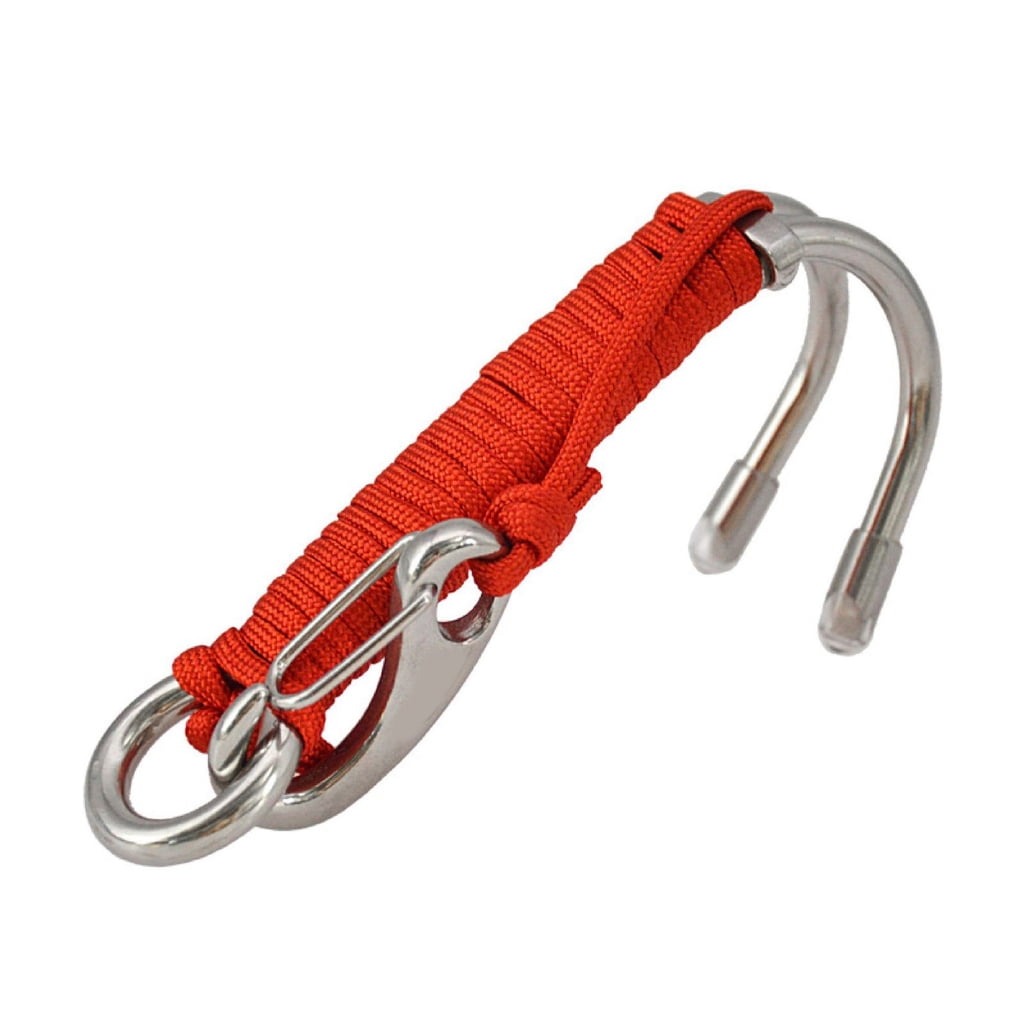 Compacts Double Purpose Stainless Steel Hook for Diving Climbing And ...
