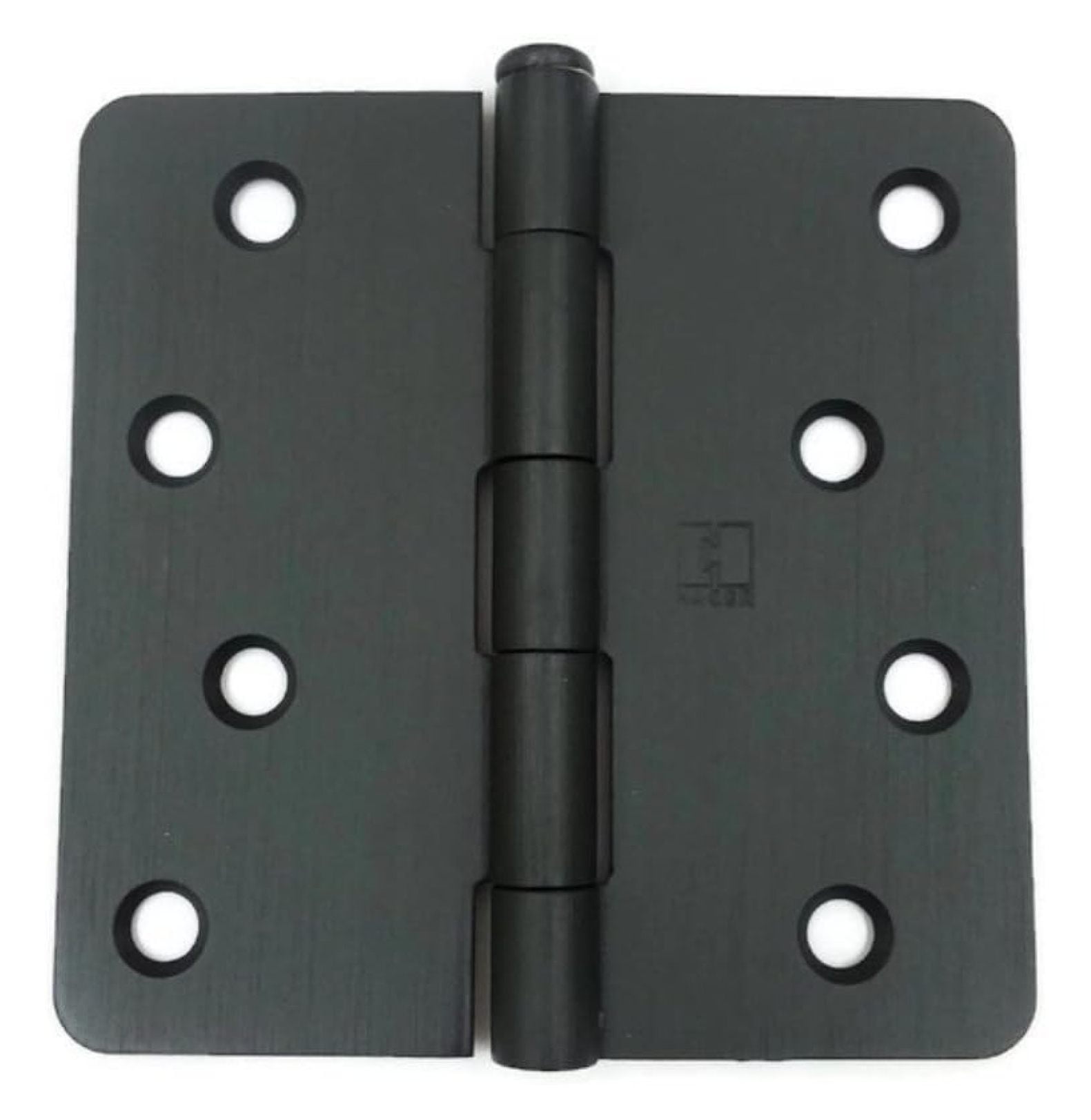 Companies Solid Brass Door Hinge RC1541 4 x 4 US10R Antique Bronze, 1/4" Corners, Full Mortise ...