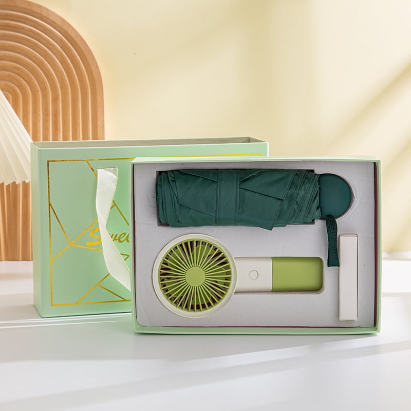 Companion Gift Box Sun Umbrella Fan Business Activity Gift Summer Gift ...
