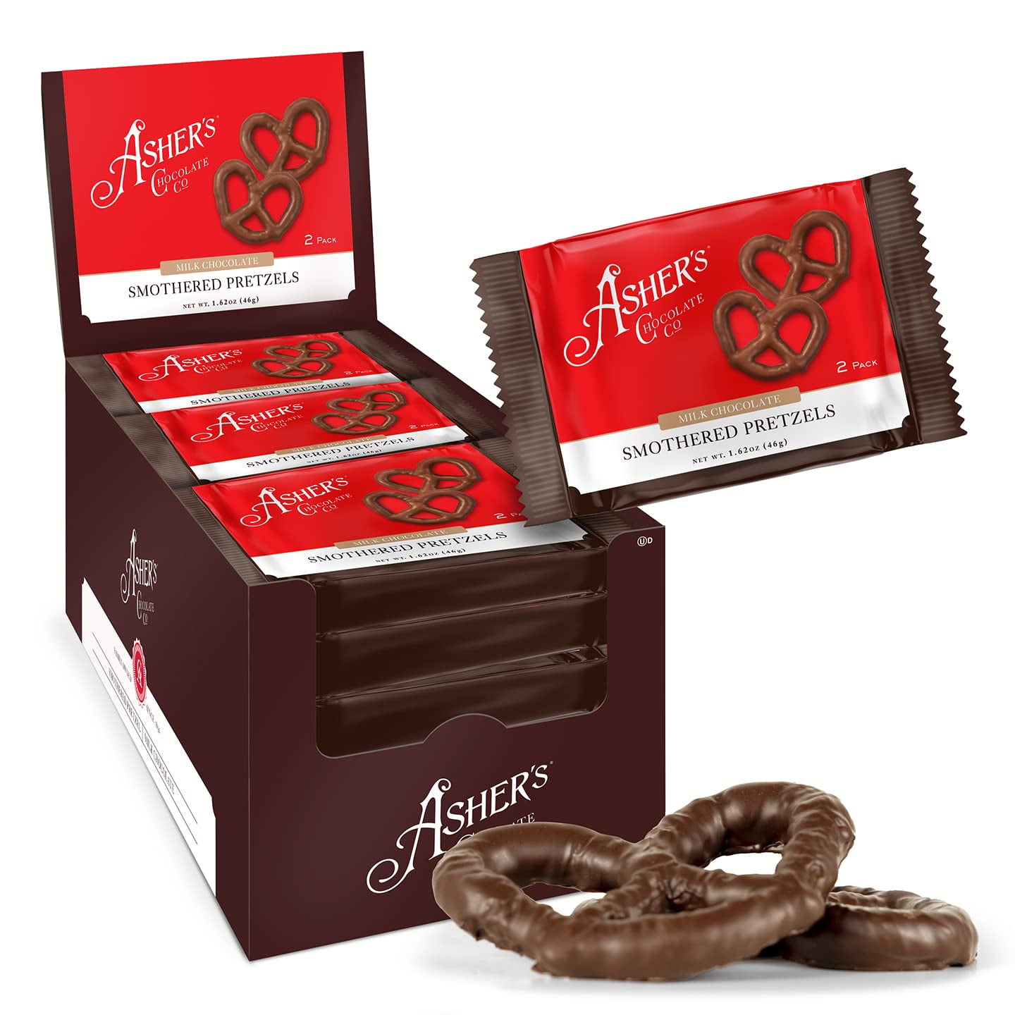 Company, Delicious Chocolate Covered Pretzels, 2 Packs of Sweet and ...