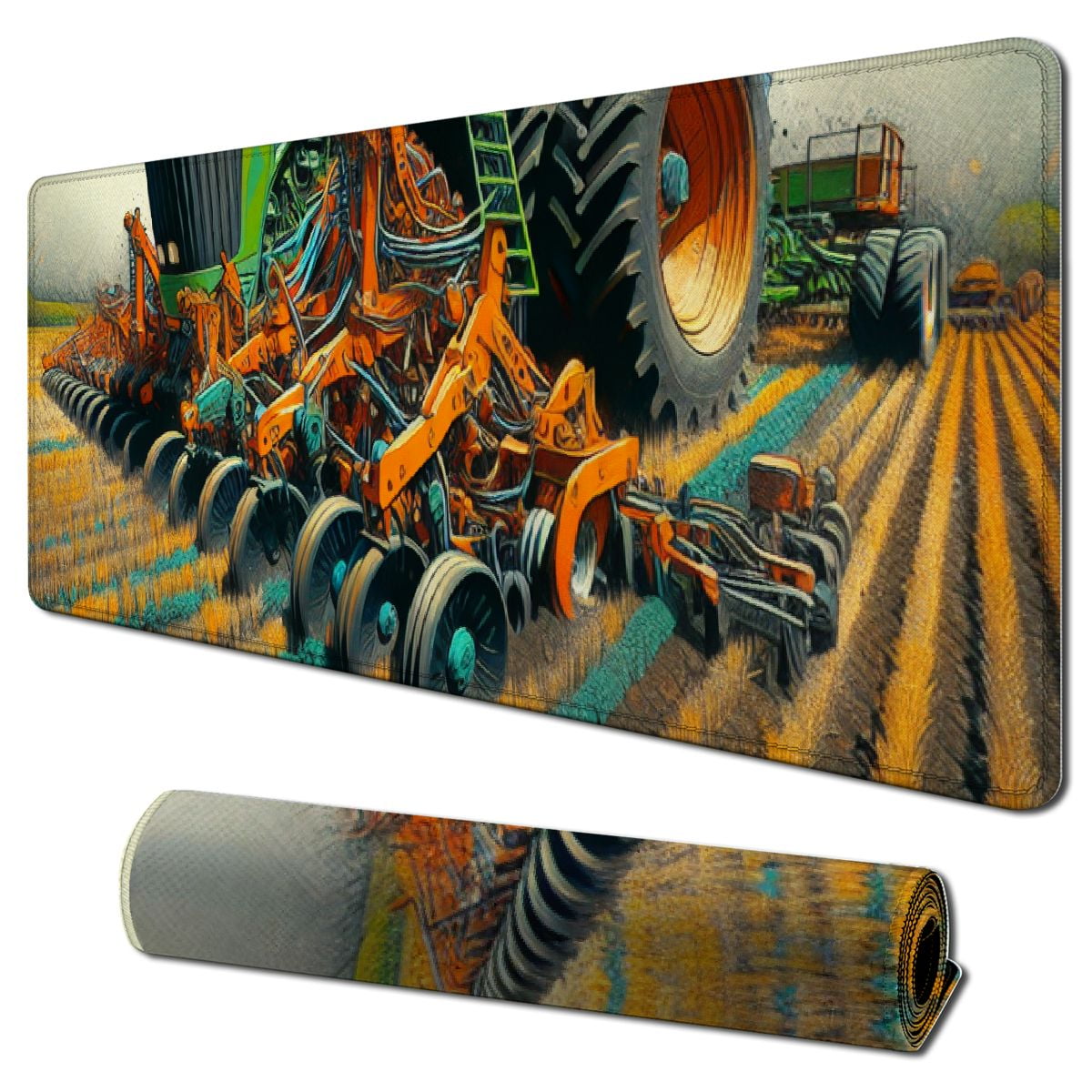 Company Farm Tractors Large Keyboard Mat - Smooth and Durable Writing ...