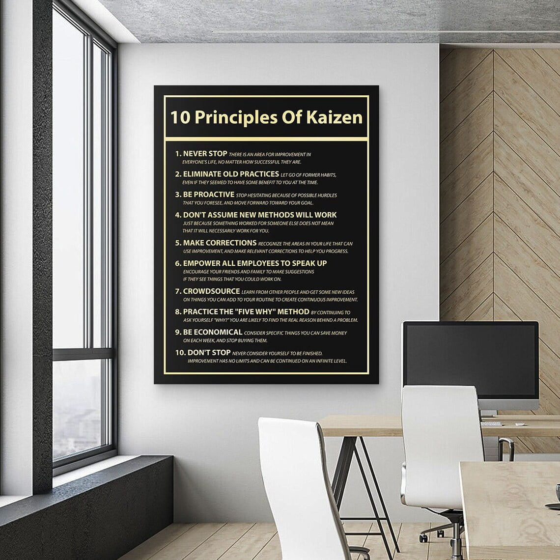 Company Growth Sign Poster - Principles Of Kaizen Motivational Posters ...