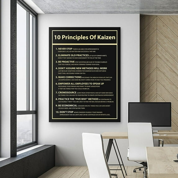 Company Growth Sign Poster - Principles Of Kaizen Motivational Posters ...