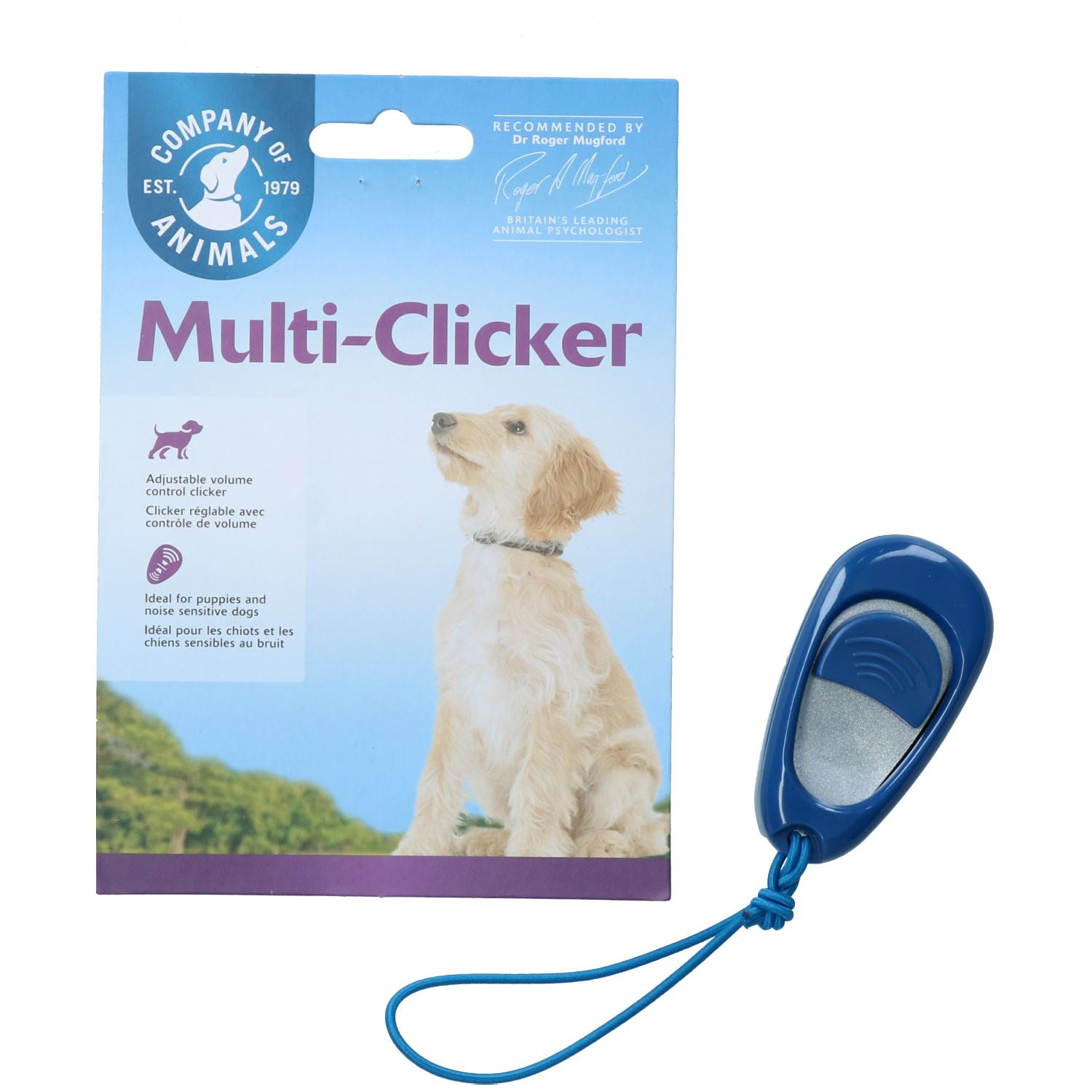 Company Of Animals Multi Clicker Dog Puppy Training Volume Controlled ...