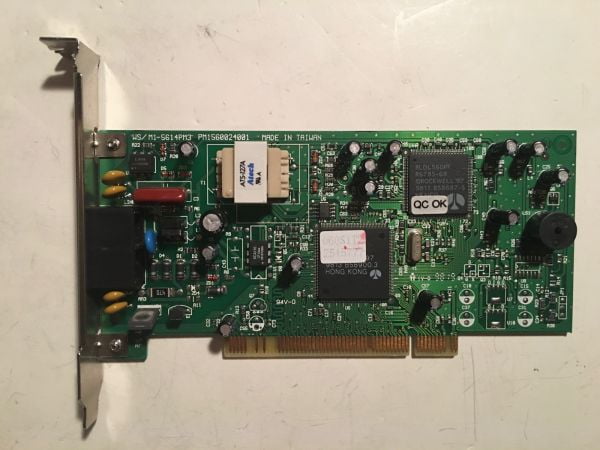 Compaq pci modem m1-5614pm3 fax modem, 337550-001, ws/m1-5614pm3 ...