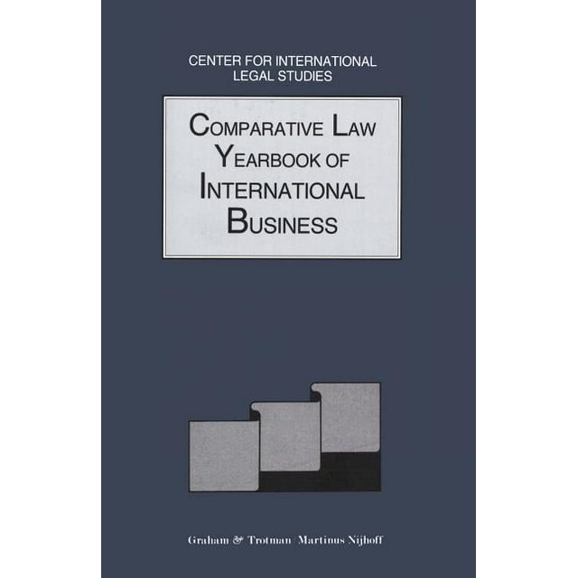 Comparative Law Yearbook Series Set: Comparative Law Yearbook of ...