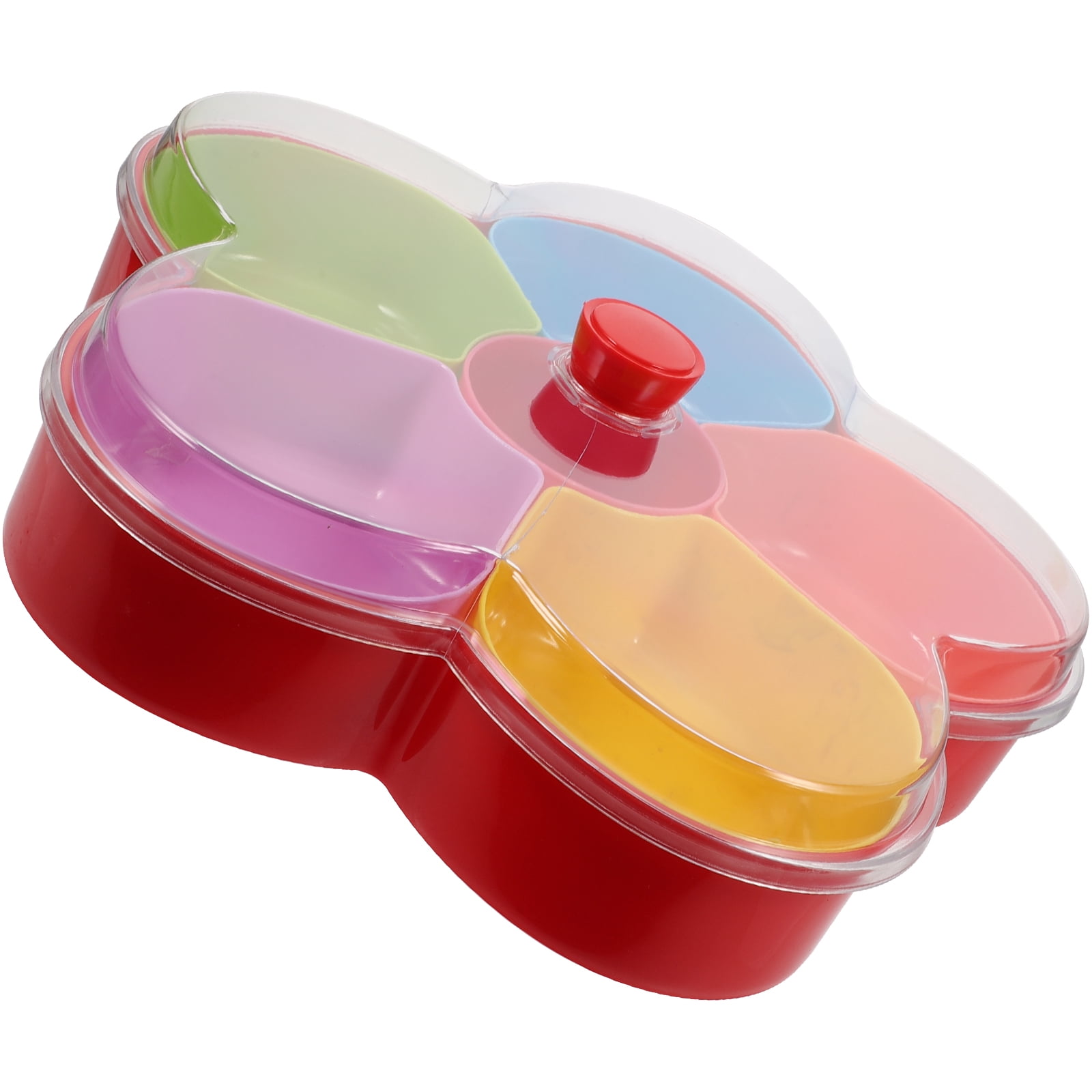 Compartment Fruit Plate Creative Decor Vegetable Snack Container ...