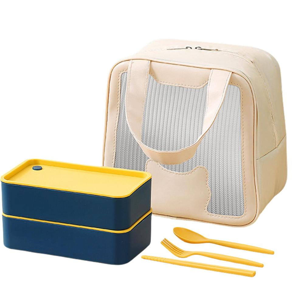 Compartment Lunch Box | 2 Layer Leak Proof Sealed Lunch Container ...