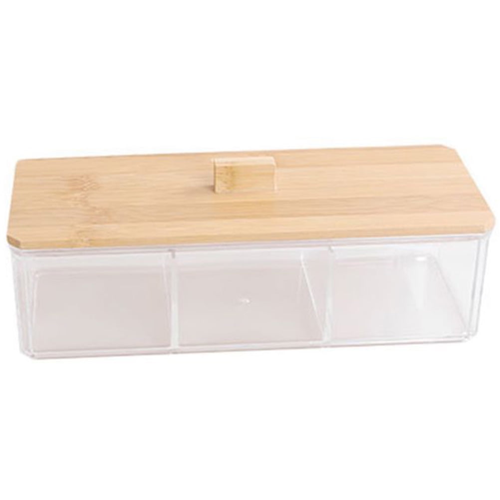 Compartment Organizer Bathroom Countertop Storage Container Cotton ...