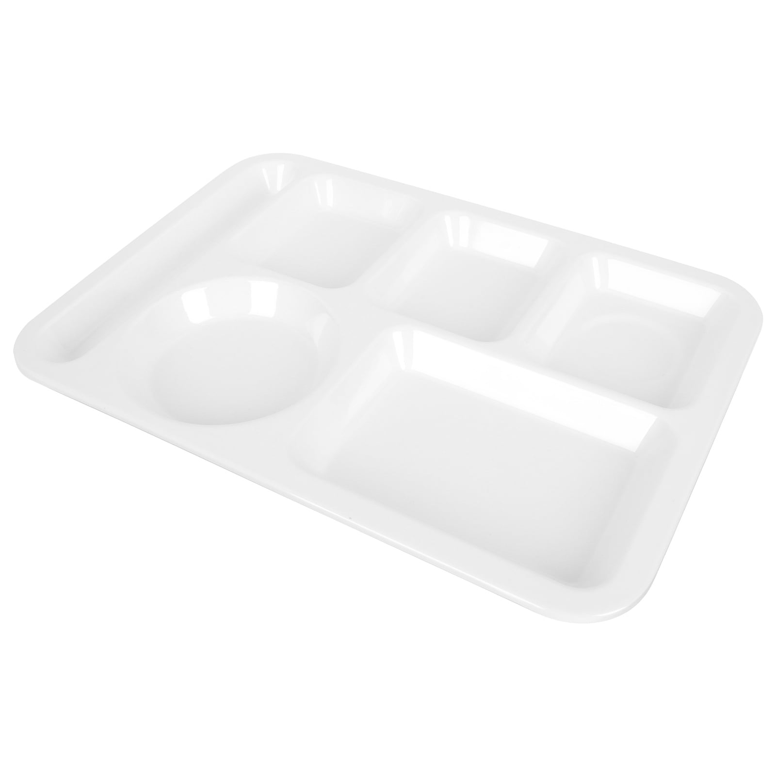 Compartment Plate Divided Food Serving Tray Fall Prevention Ceramics ...