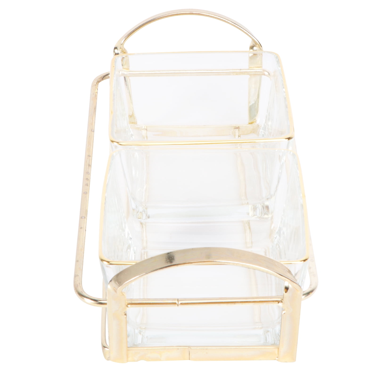 REOFLYUP Candy Organizer Golden 1 Set of 2 Trays Rack 8.7x3.5x3in ...