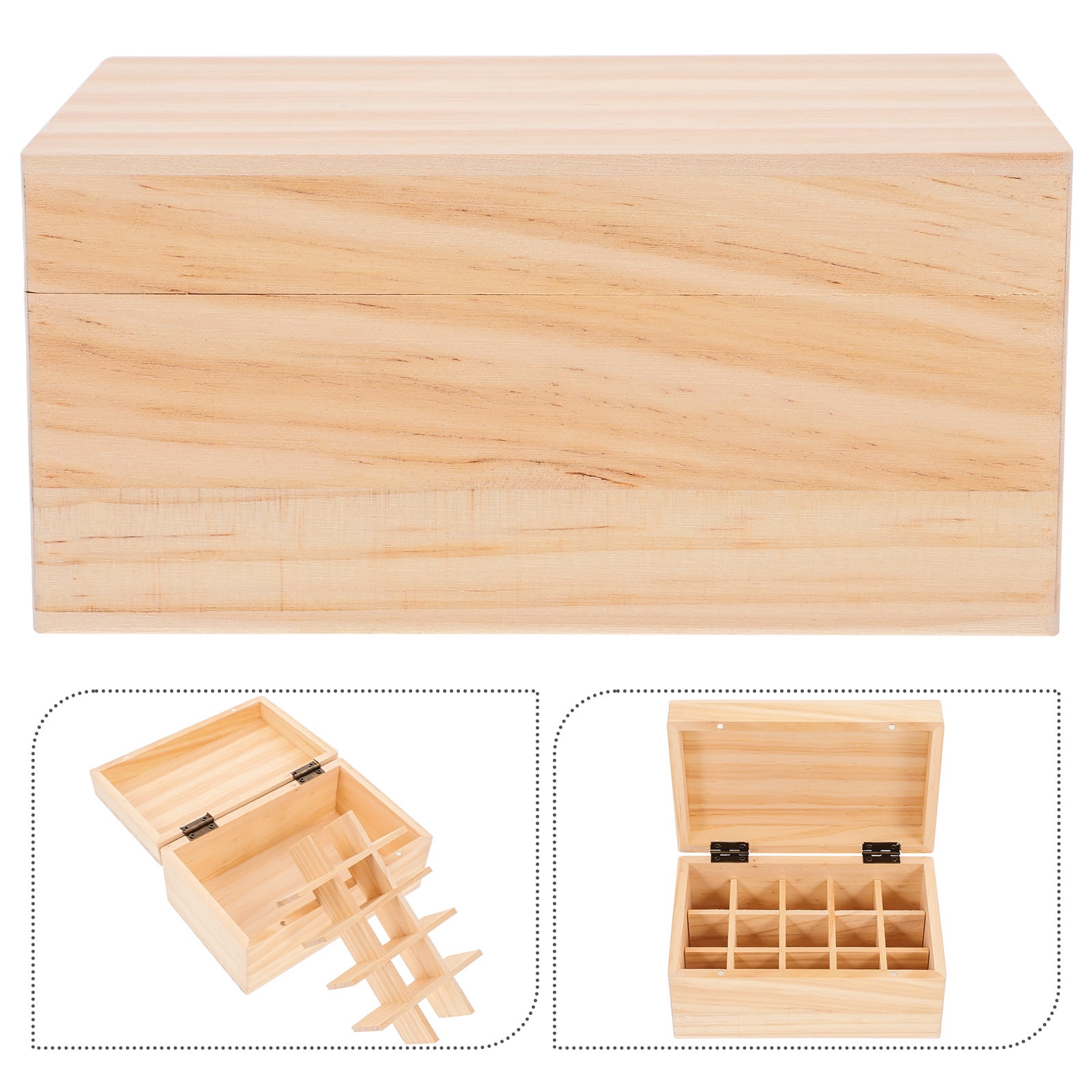 Compartmented Essential Oil Organizer Essential Oil Storage Box Oil ...