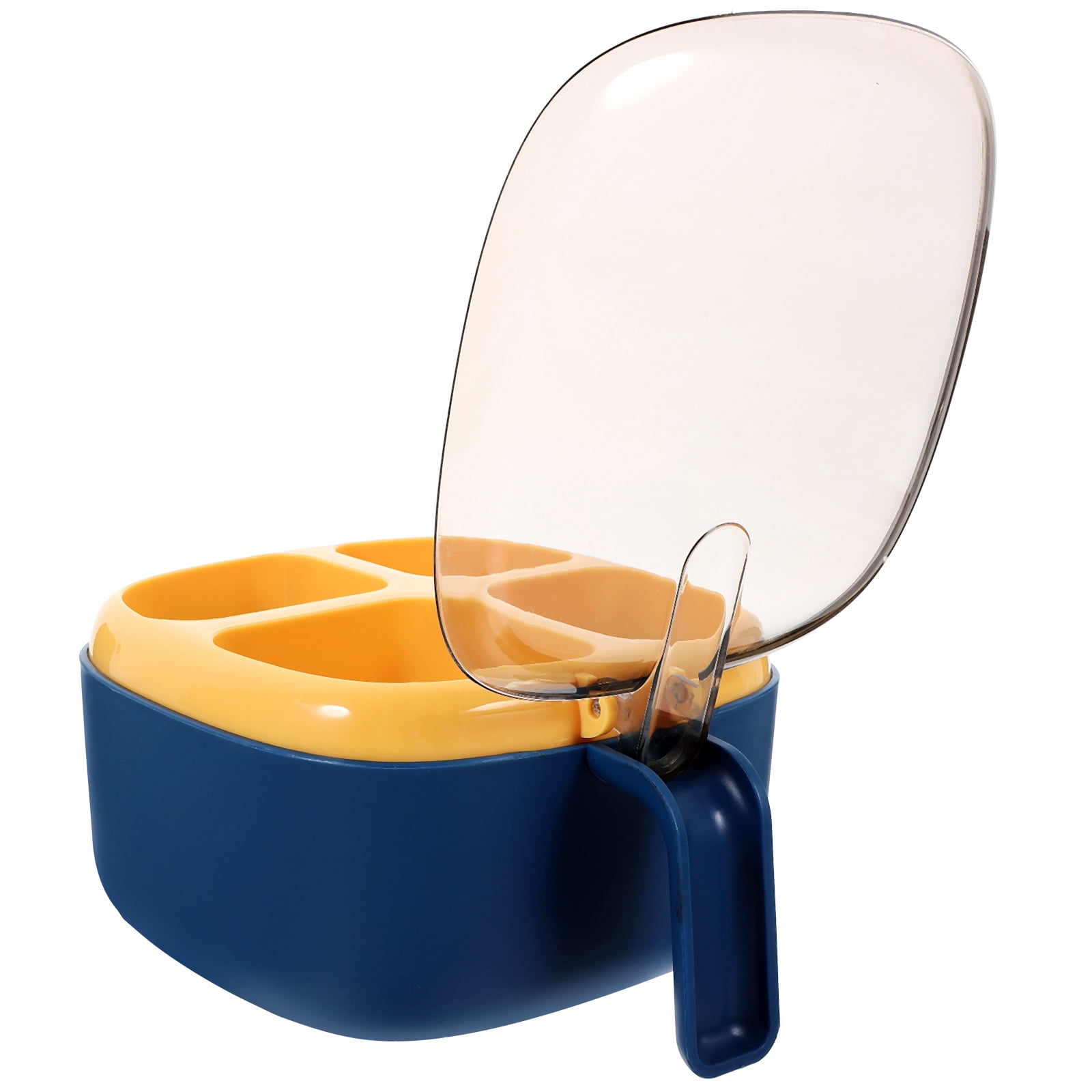 Compartments Multi-Grid Spice Storage Container Salt Sugar Pepper ...