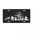 Compass And Mount License Plate Cover Vanity Tag Custom Camper ...