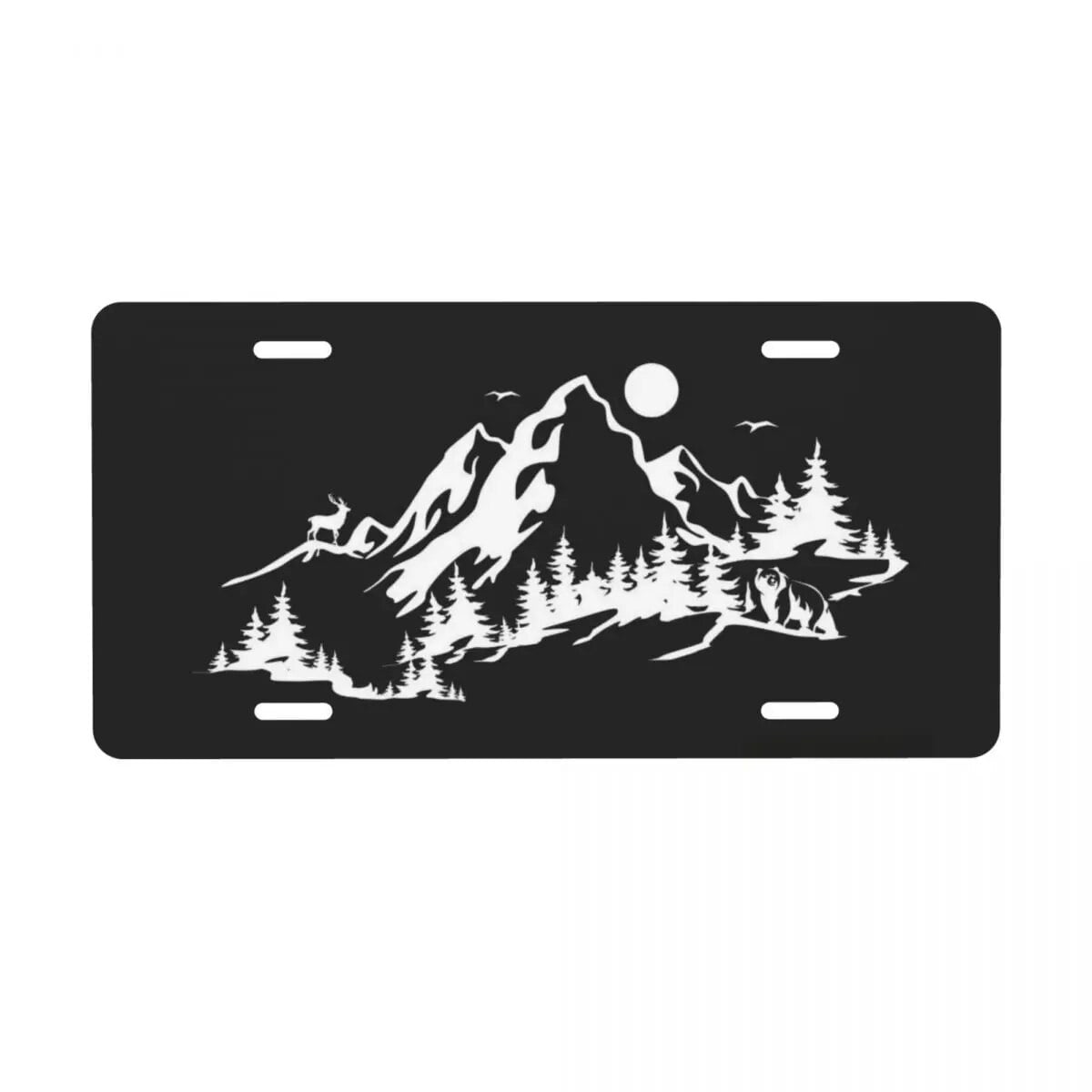 Compass And Mount License Plate Cover Vanity Tag Custom Camper ...