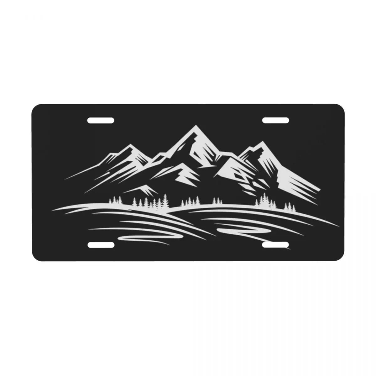 Compass And Mount License Plate Cover Vanity Tag Custom Camper ...