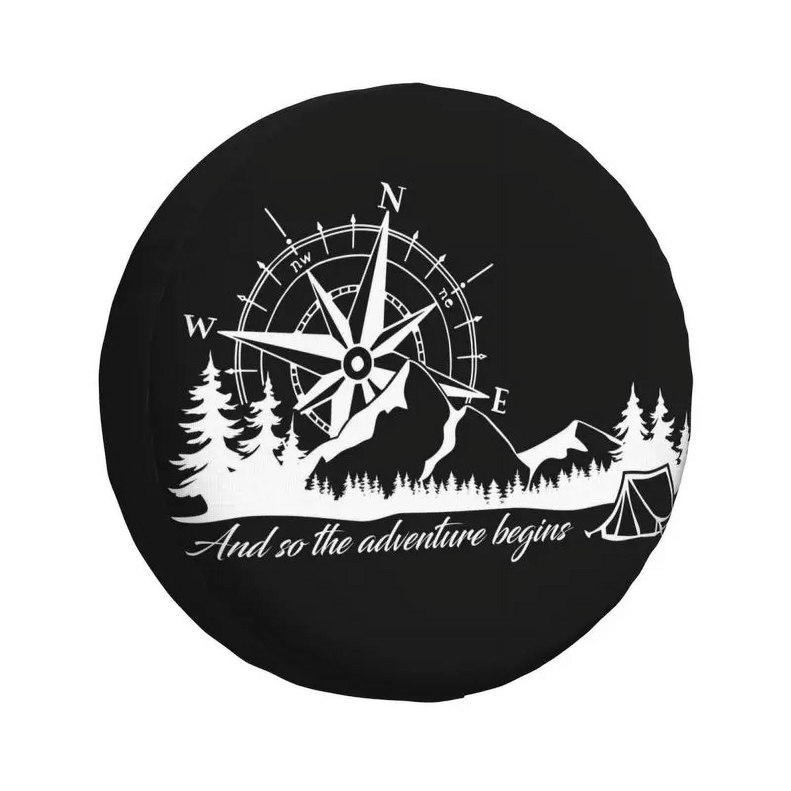 Compass And Mount Spare Wheel Cover for Suzuki Mitsubish 4WD Trailer ...