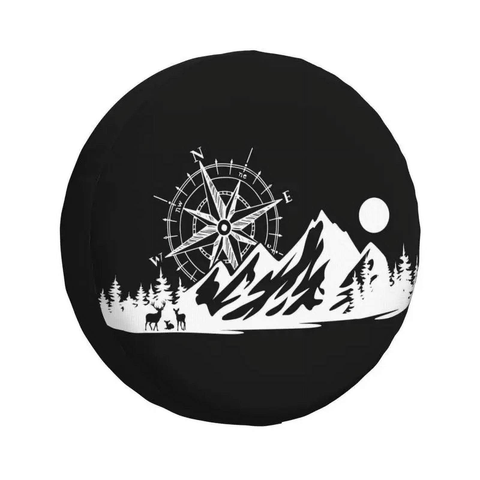 Compass And Mount Spare Wheel Cover for Suzuki Mitsubish 4WD Trailer ...