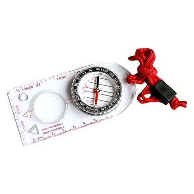 Compass Base For Survival Orientation Navigation Backpack Magnetic Heading Liquid Filled