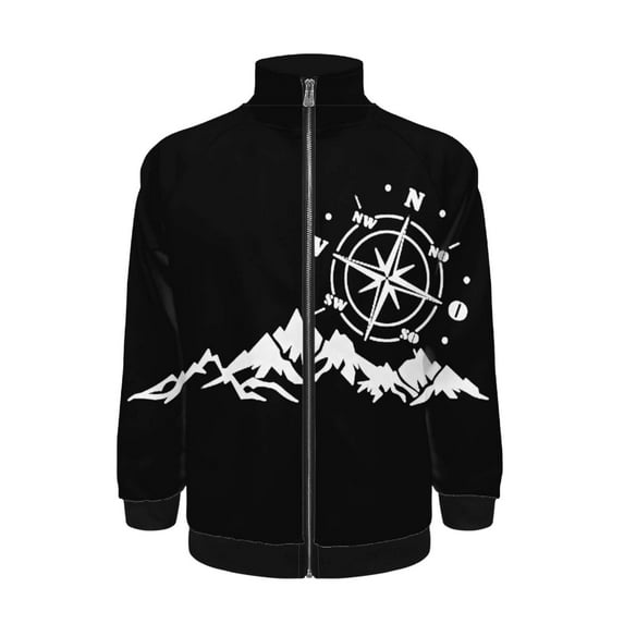 Compass Camping Hiking Mountains Jacket Men's Street Cool Long Sleeves ...