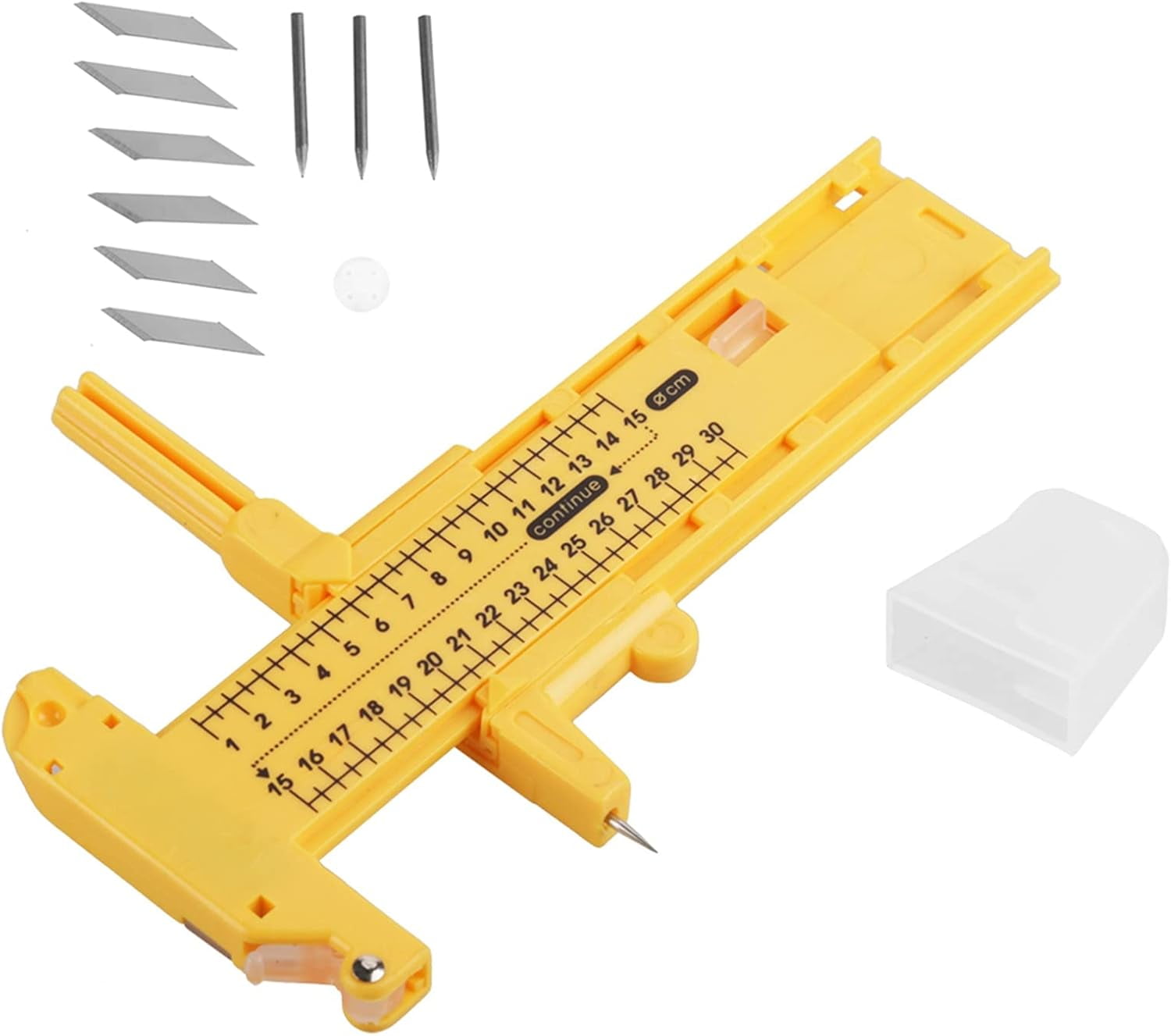 Compass Circle Cutter, Circular Rotary Cutter Paper Adjustable Easy to ...