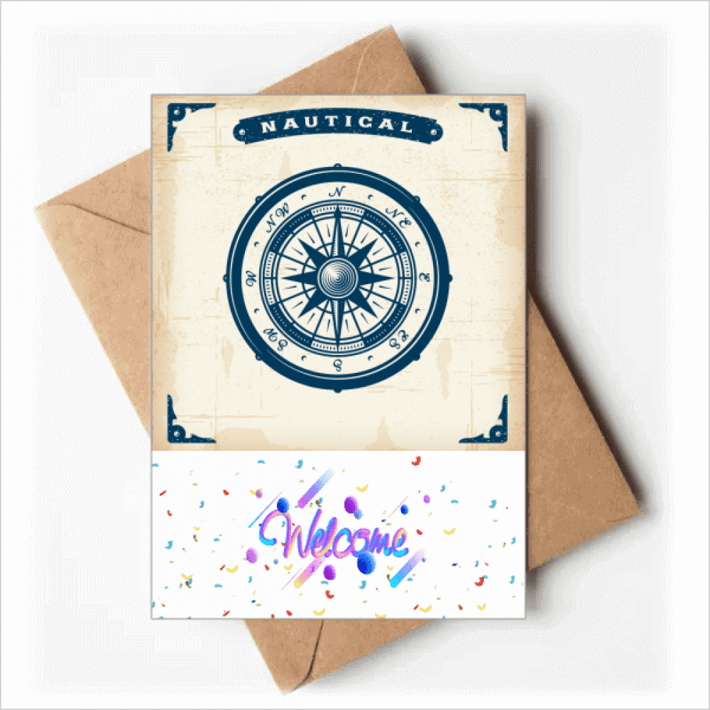 Compass Droits Military Ocean Army Welcome Back Greeting Cards ...