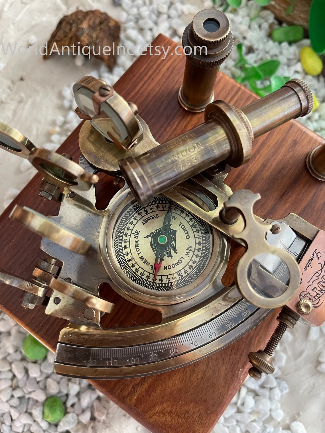 Compass Engraved compass Sextant, Personalized Compass, Christmas Gift ...