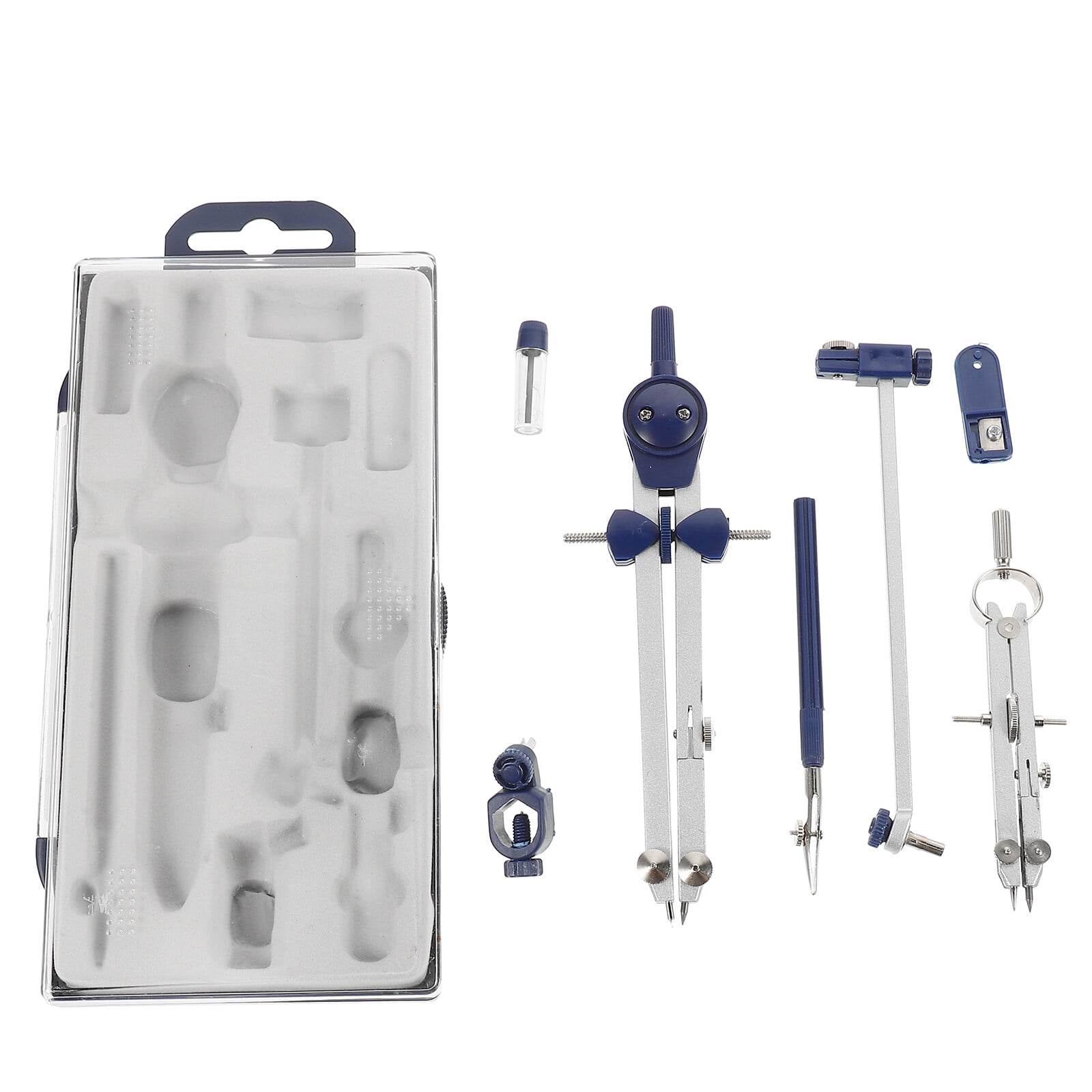 Compass For Geometry Drawing Tools Drafting Kits With Storage Box Multi ...