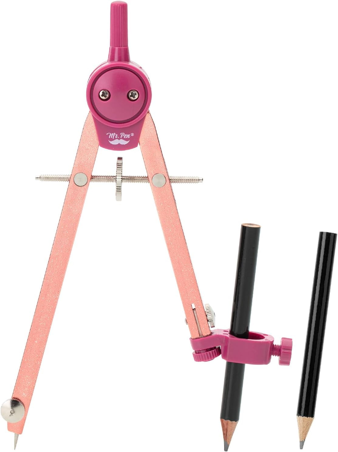 - Compass for Geometry, Rose Gold, Compass with Pencil, Drawing Compass ...