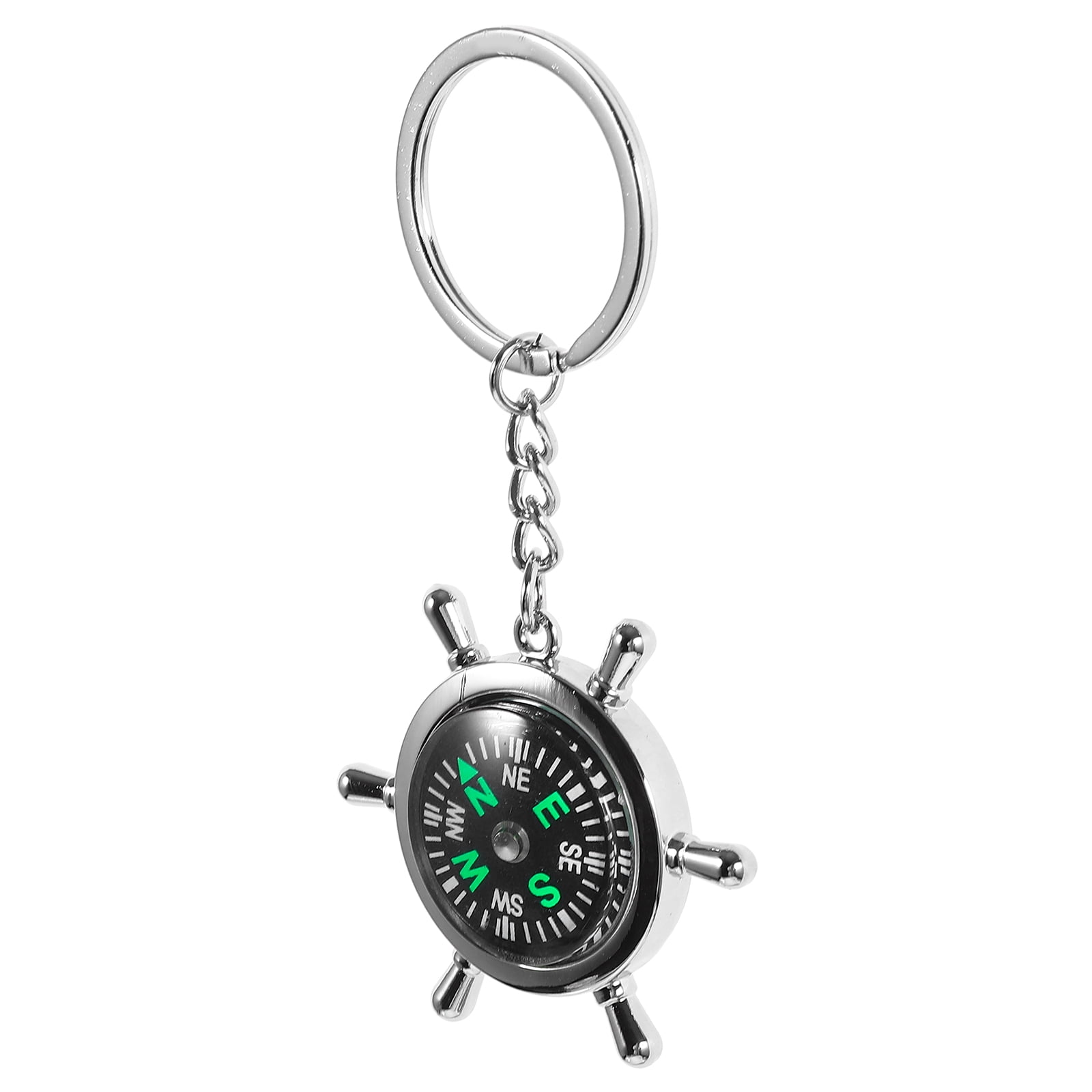 Compass Key Ring Compass For Survival Pocket Compass Keychain Metal Compass Keychain