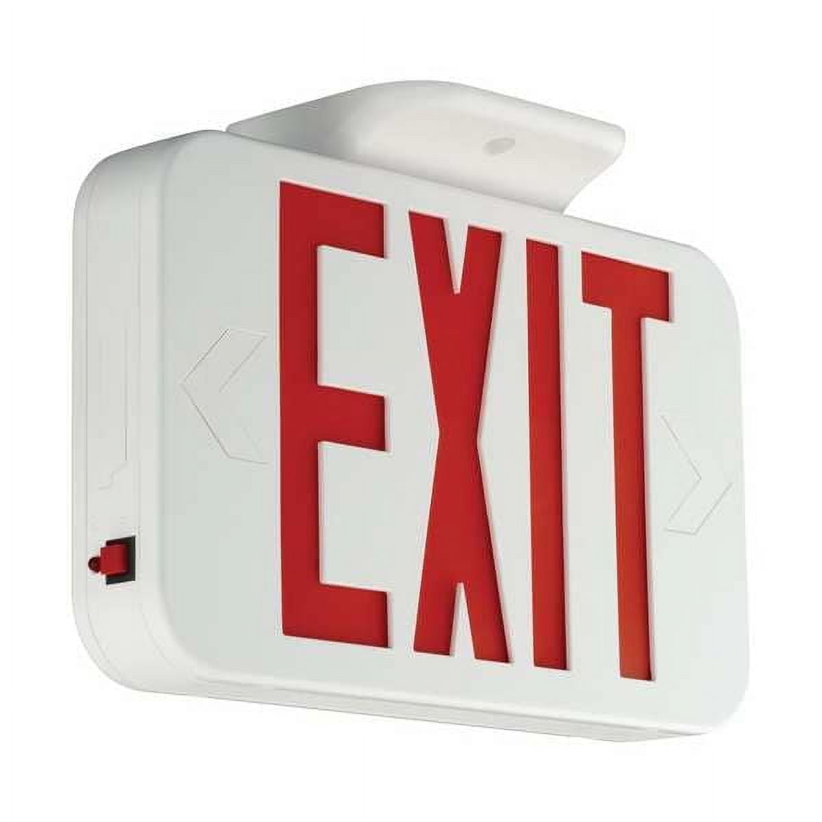 Compass LED Lighted Exit Sign,Blk,Plastic,7-1/5" CERGB - Walmart.com