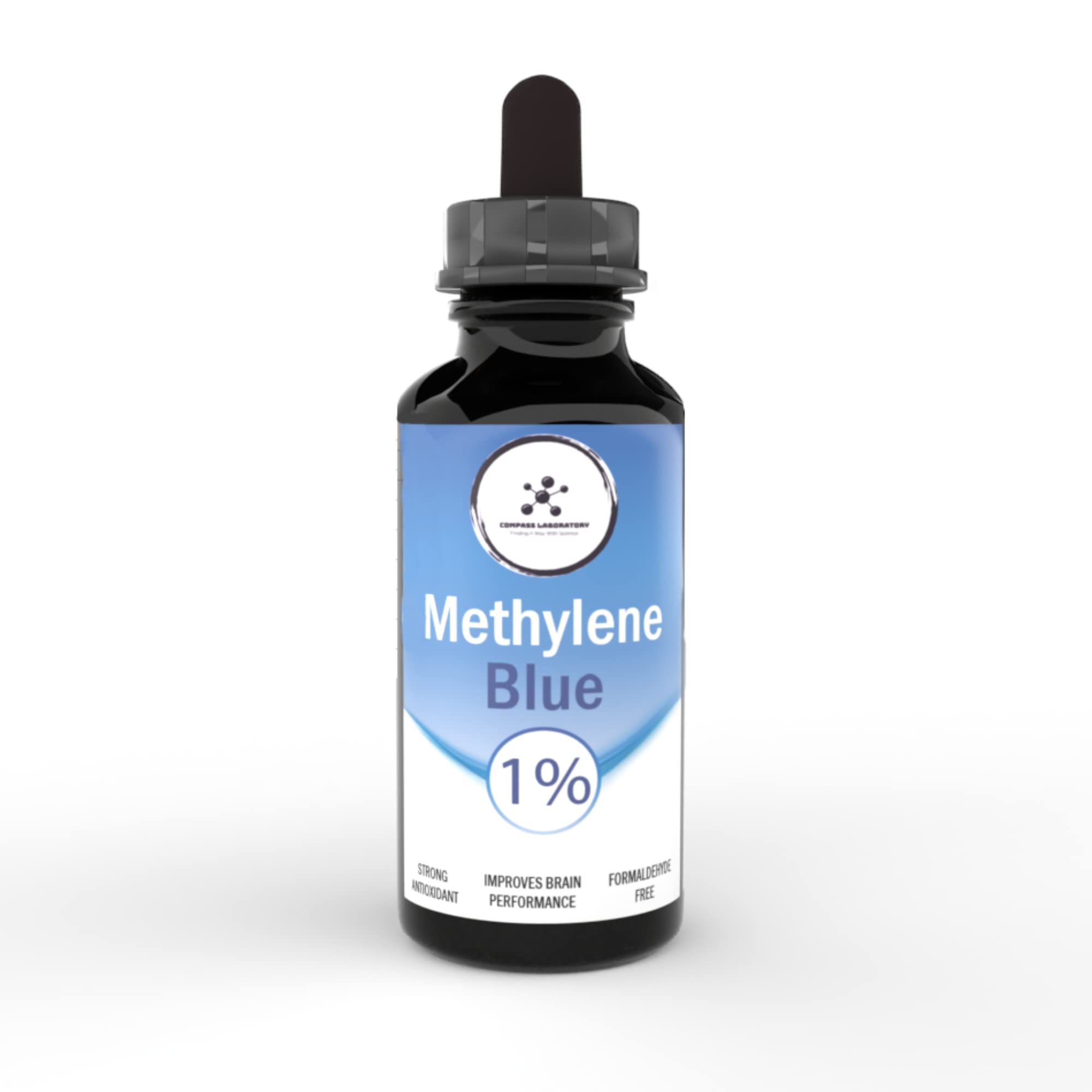 Compass Laboratory Methylene Blue 1% | USP-Grade | Third-Party Tested ...