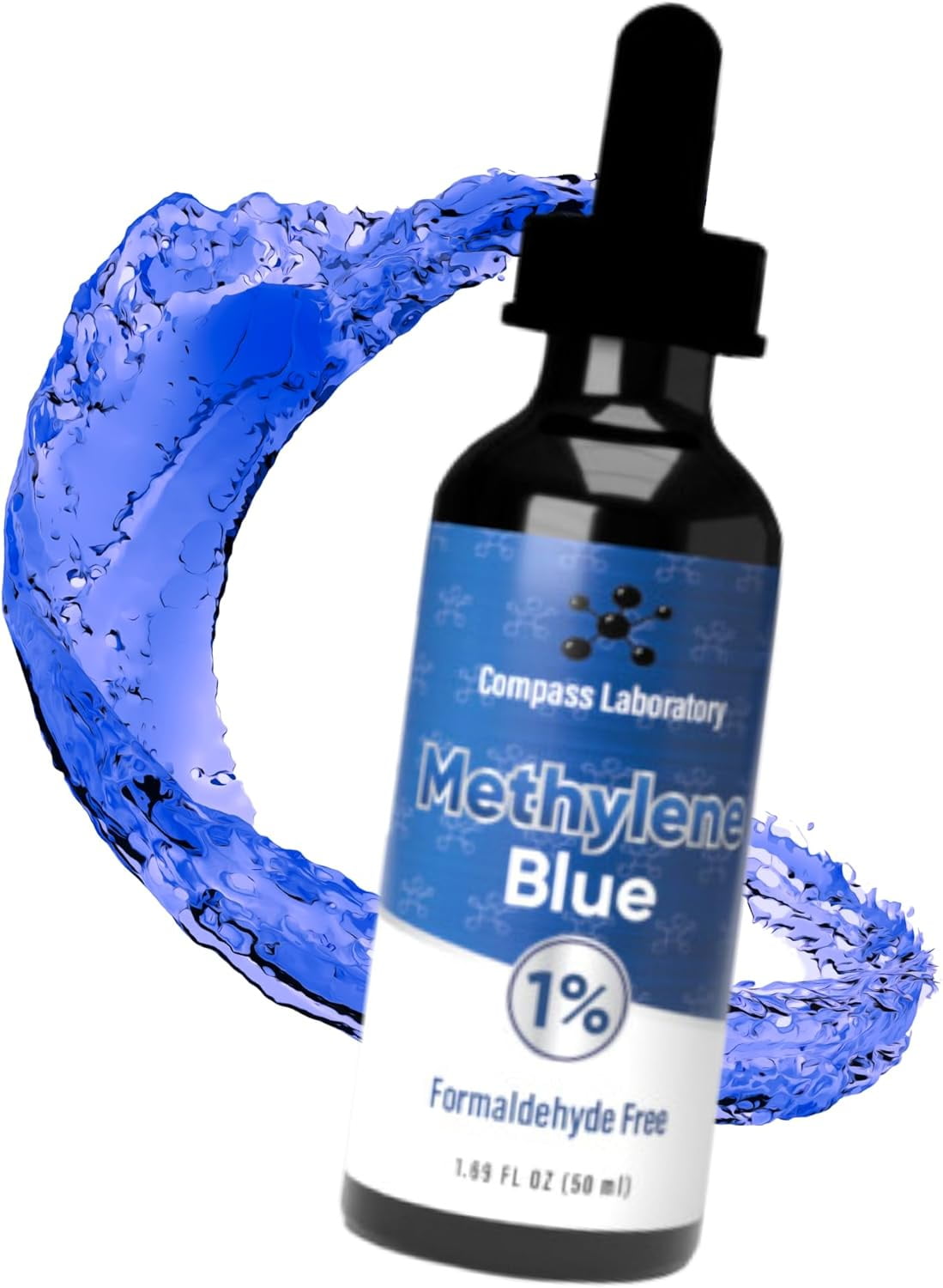 Compass Lab Methylene Blue 1% USP-Grade, Brain Health Supplement, 50ml ...