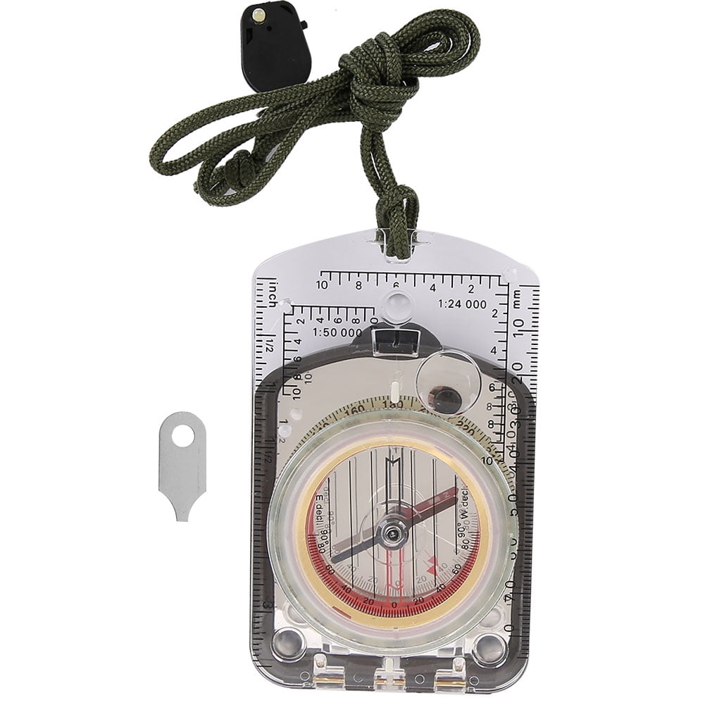 Compass, Map Scale, Ruler, Magnifier for Camping & Hiking Comprehensive ...