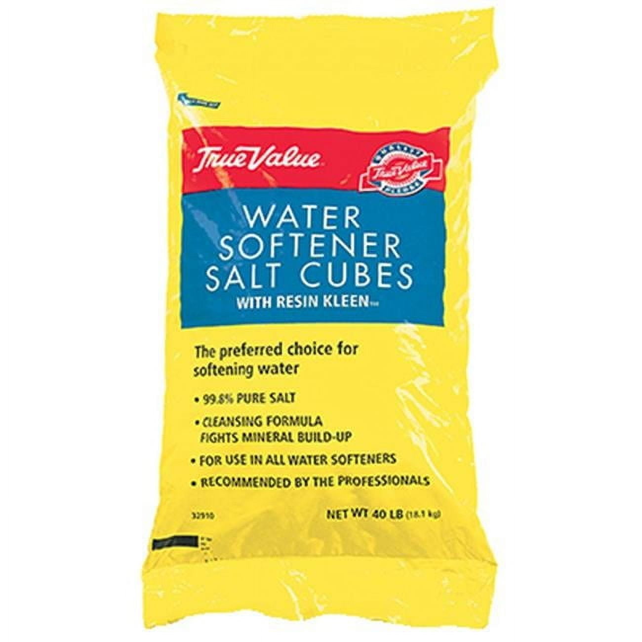 Compass Minerals 40 lbs True Value Water Conditioning Salt Cubes ...