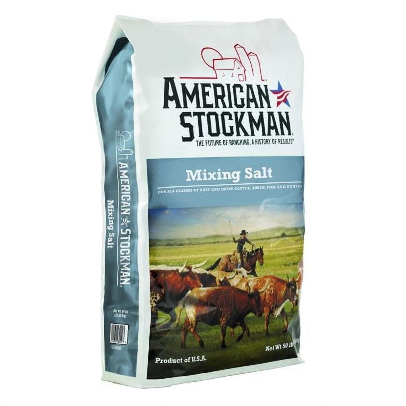 Compass Minerals Agri Mixing Salt, 50 lbs, Suitable for Cattle, Sheep ...